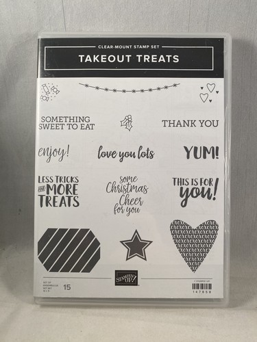 TAKEOUT TREATS Stamp Set TAKOUT Thinlits Dies Stampin Up Window Boxes Christmas | eBay