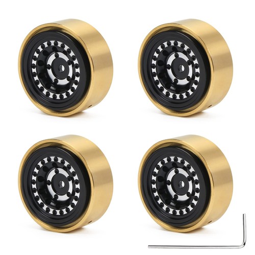 Brass Weights 312g RC Wheels for FMS EAZYRC ROC Hobby FCX24 1/24 1/18 ...