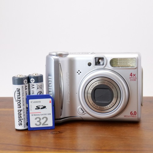 Canon PowerShot A540 Digital Camera 6MP 4x Zoom Tested READ | eBay