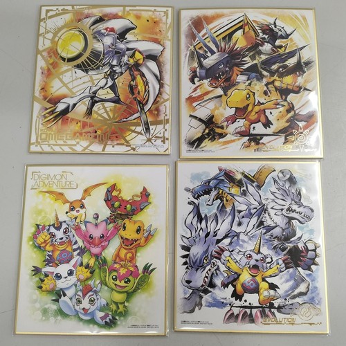 Digimon Adventure Model Digimon Colored Paper ART All 16 Types Set ...