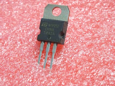 Lot x4:PNP transistor TIP 42 A TIP42A (complementary NPN TIP41A)Vce 60 ...
