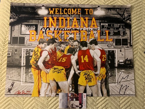 Hoosiers Movie Cast Signed Poster 18” X 24” JSA Authenticated Maris ...