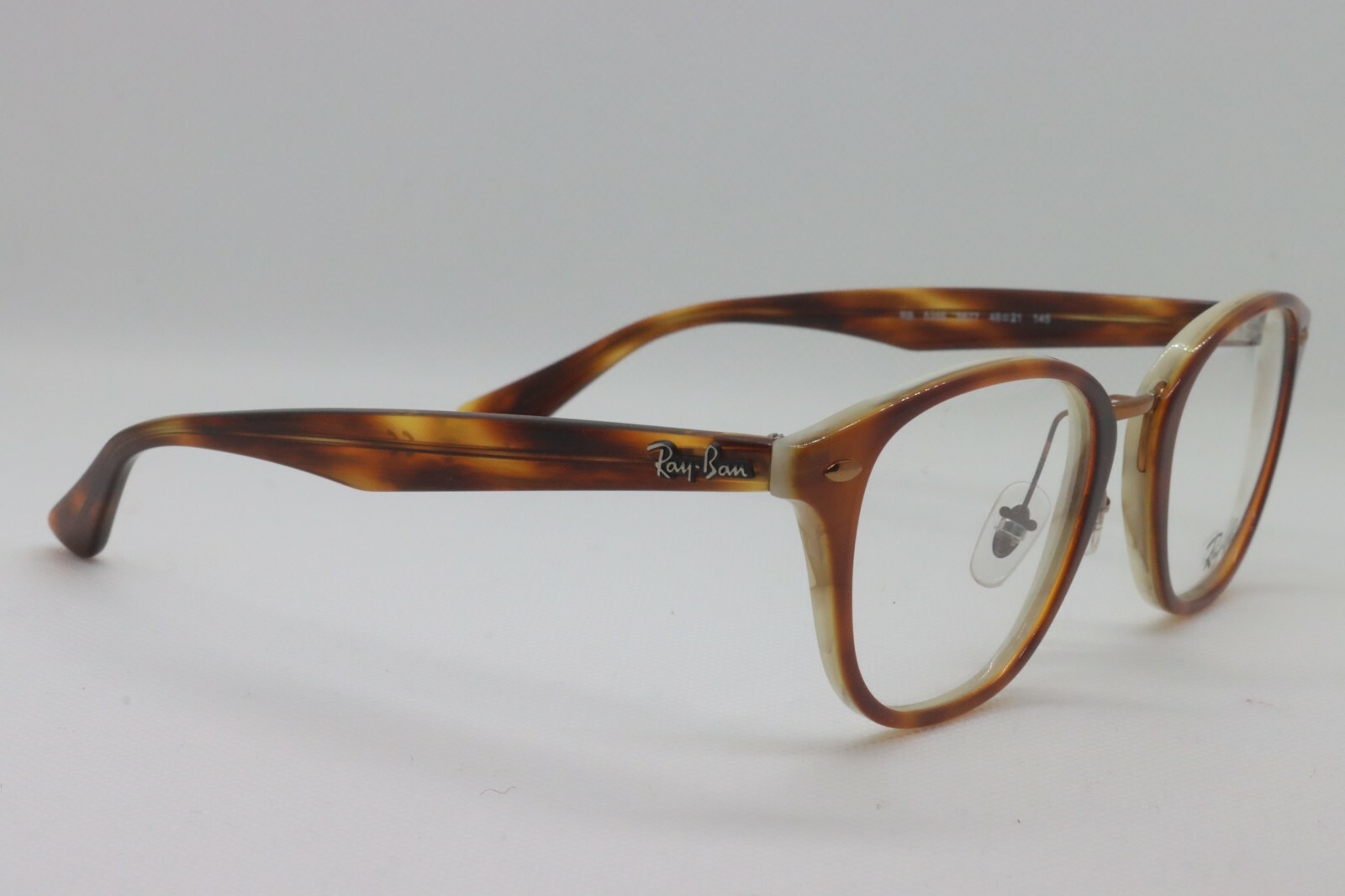 NEW RAY-BAN RB 5355 5677 HAVANA HORN AUTHENTIC FRAME RX EYEGLASSES ...
