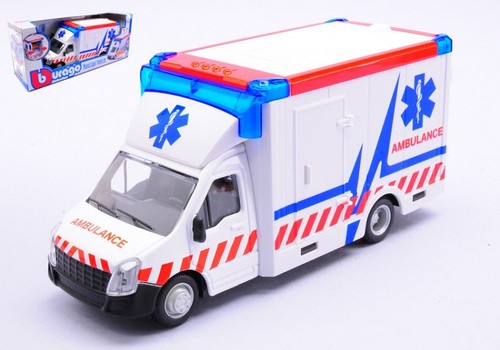 Burago 1:50 Scale Model Car Van AMBULANCE RED CROSS Model Making | eBay