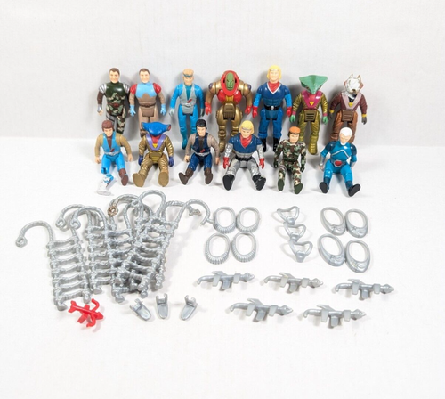 Vintage Dino Riders Action Figure Lot TYCO Accessories Weapons Rulons ...