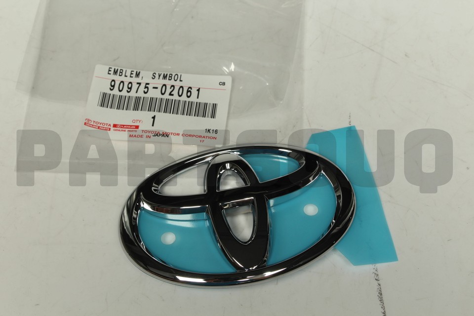 9097502061 Genuine Toyota EMBLEM SUB-ASSY, HOOD 90975-02061 | eBay