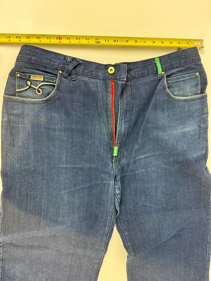LRG Lifted Research Group Mens Blue Jeans Panda Embroidery Size 40 | eBay