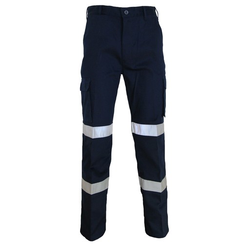 DNC Lightweight Cotton Drill Cargo Work Pants W/ Bio-Motion Taped Stout ...