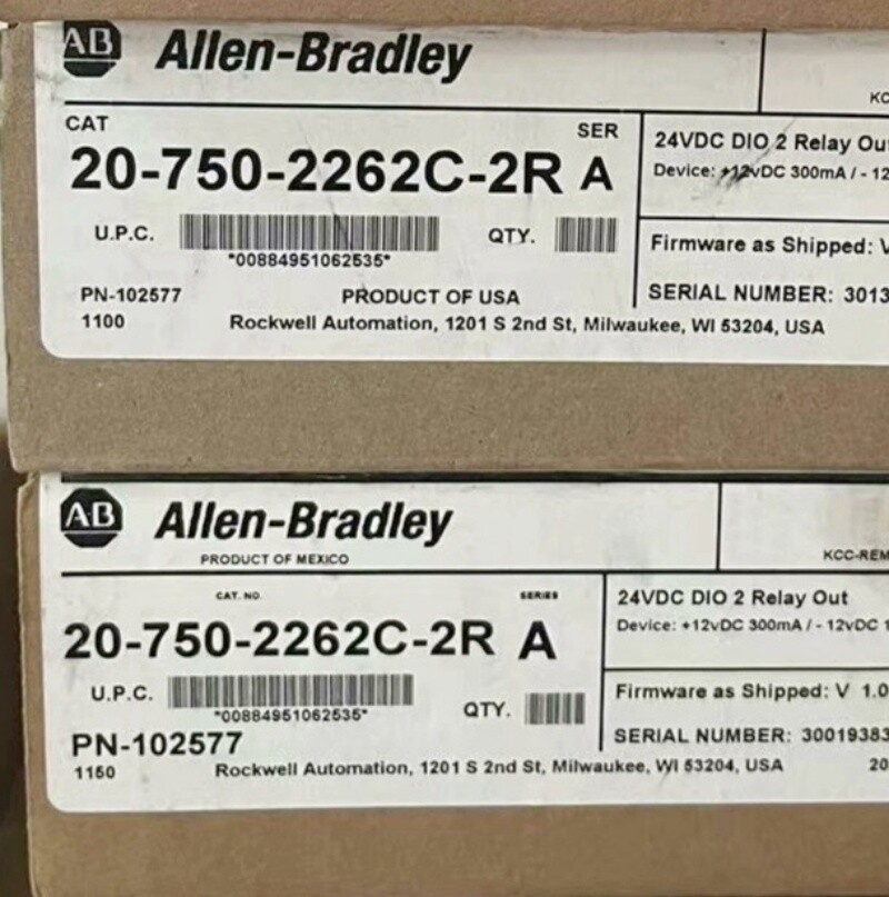 Allen-Bradley 20-750-2262C-2R PowerFlex 750 24V DC IO Option Module UPS ...