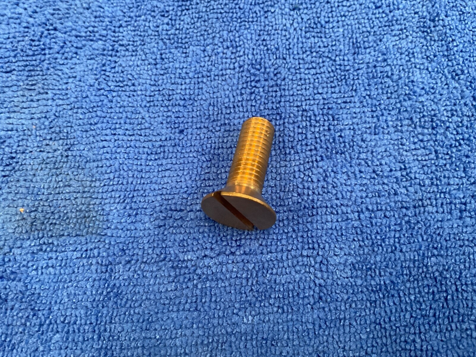 SOLID BRASS M10 x 20 or 25mm SLOTTED COUNTERSUNK MACHINE SCREWS SLOT ...