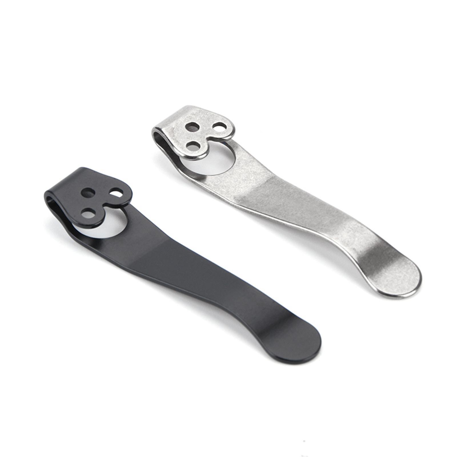 3-Hole DIY Titanium Pocket Clip Tool Clip Back Clip for Spyderco C81 ...