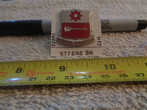 577th Engineer Battalion 22M Unit Crest, DI, DUI (DRAW#91) | eBay
