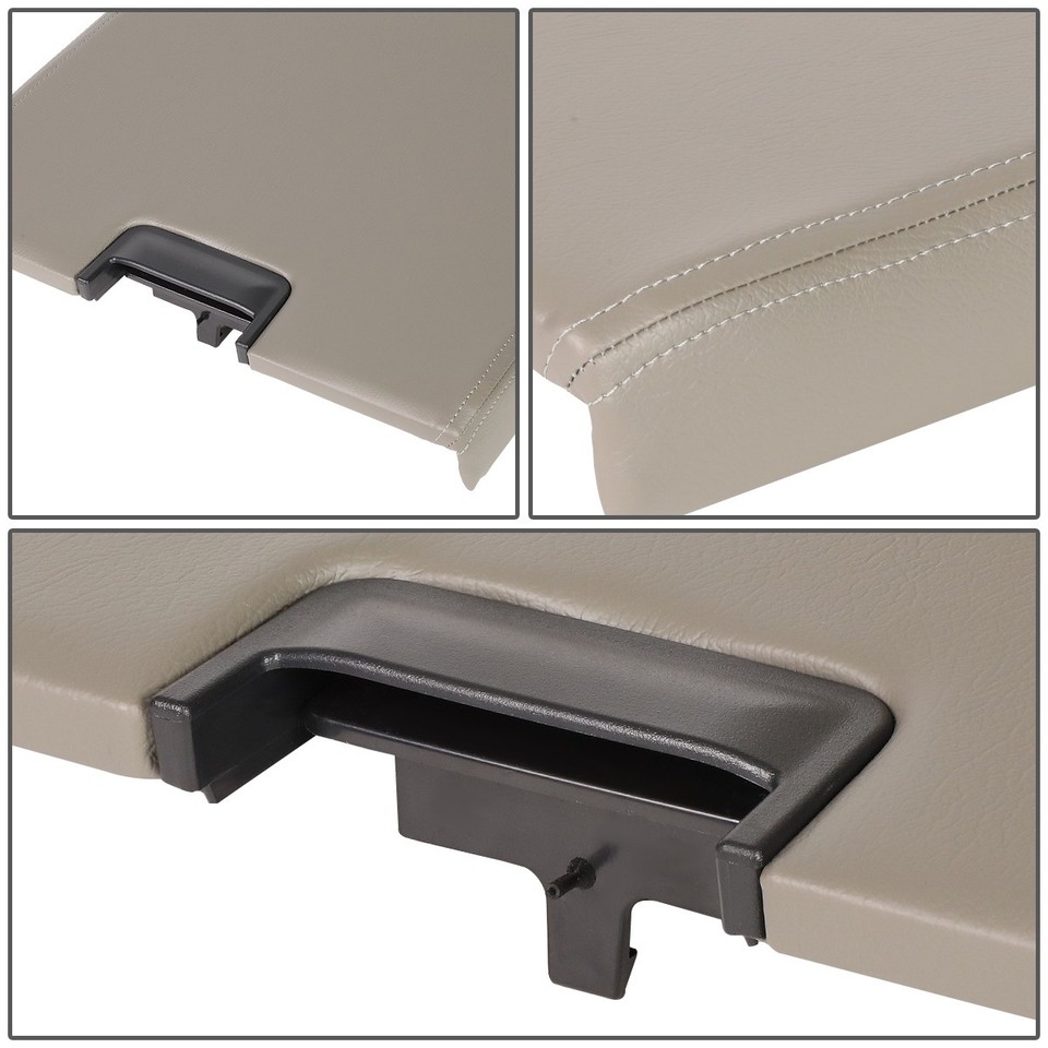 FOR 07-14 SILVERADO SIERRA CENTER CONSOLE LID ARM REST LATCH GREY 09 10 ...