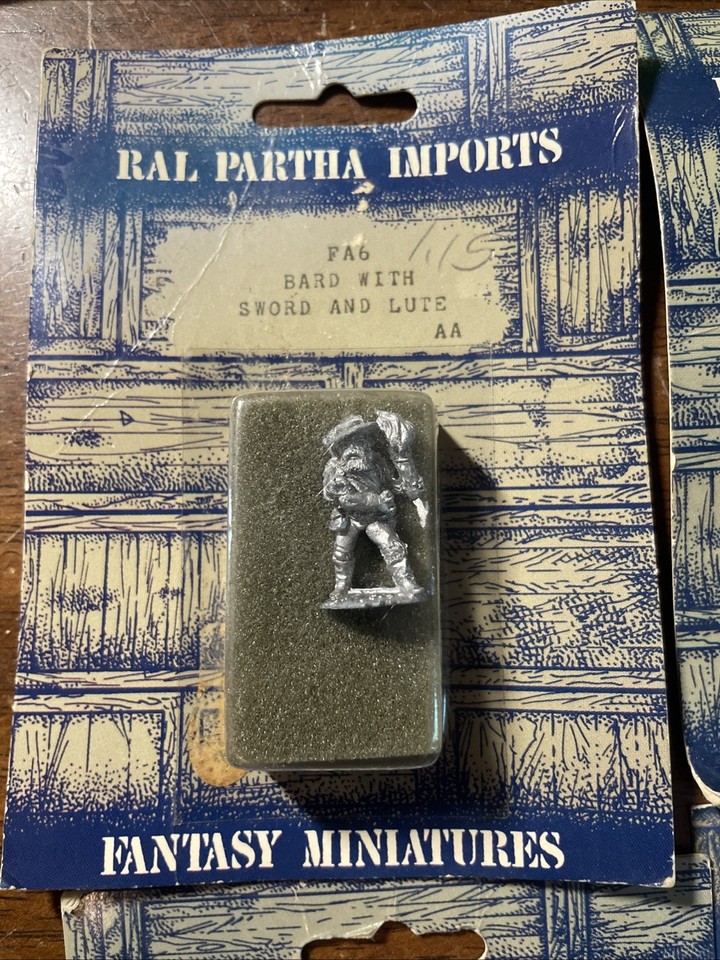 New Sealed Ral Partha Imports Miniature Figurines Lot Of Four DnD Set ...