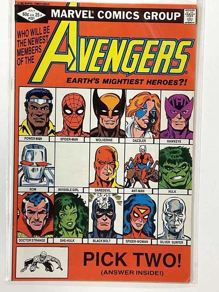 AVENGERS Mixed Lot of Marvel Comics, 221-223, 225-228, 236, 263, 368 | eBay