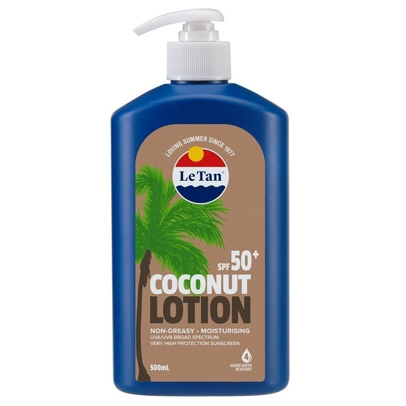 Le Tan Spf 50+ Coconut Lotion 950ml Exclusive Flash Sales | www ...