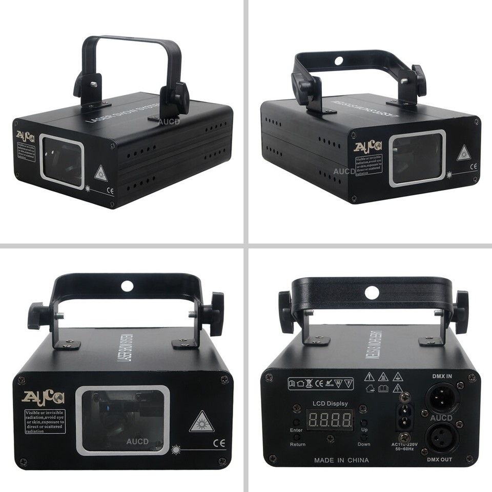 500mW RGB DMX DJ Party Show Stage Beam Animation Scan Projector Laser ...