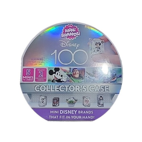Mini Brands Disney 100 Platinum Collector's Case by ZURU with 2 ...