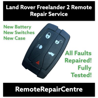 Land Rover Freelander 2 Key Fix Service Car Remote Fob Repair Recase ...