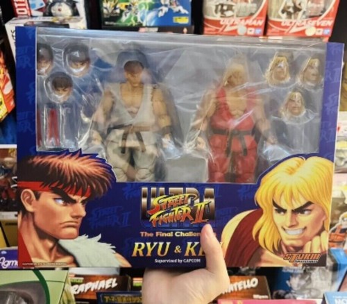 NEW Storm Toys CPSF25 1/12 Street Fighter RYU & KEN Double Set Figures ...
