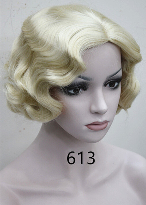 12 Colors Women’s Wig Ladies Short Finger Wave Ladies Daily Hair Wigs ...