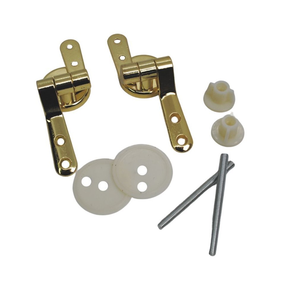 Toilet Seat Hinges Spare Universal Silver /gold Replacement | eBay UK