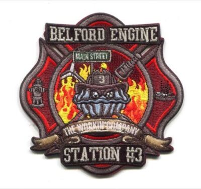 Middletown Township Fire Station 3 Belford Engine Company Patch New ...
