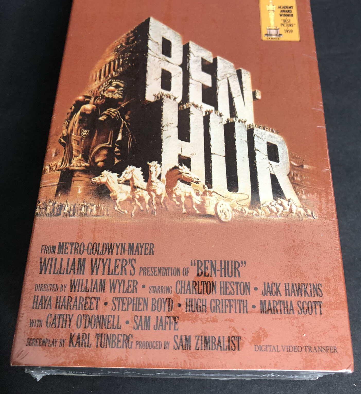 Ben-Hur VHS 2 Tape Set starring Charlton Heston, Jack Hawkins NEW ...
