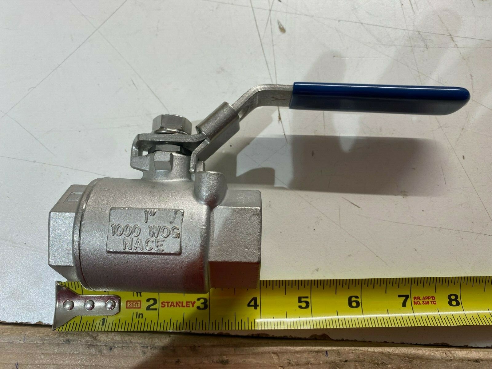 2" Nibco Stainless Steel Ball Valve T-585-S6-R-66-LL 1000PSI Full Port ...