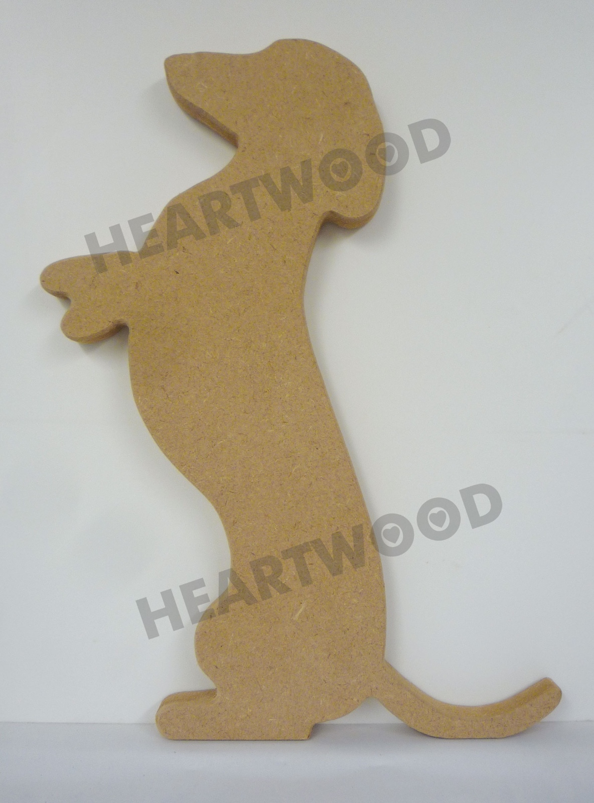 Begging Dachshund/Sausage dog shape in MDF (300mm x 175mm x 18mm thick ...