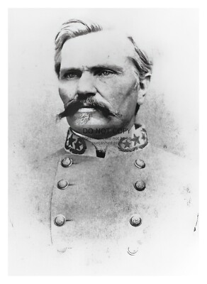 SIMON BOLIVAR BUCKNER CONFEDERATE CIVIL WAR GENERAL IN UNIFORM OLDER ...