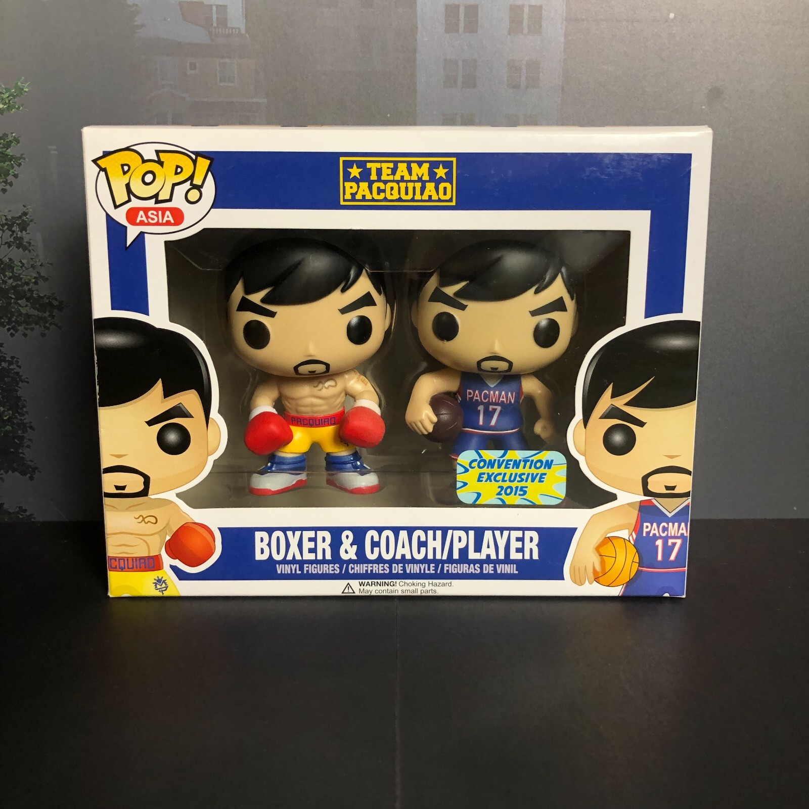 FUNKO POP! ASIA TEAM PACQUIAO - BOXER & COACH/ PLAYER EXCLUSIVE 2PK ...