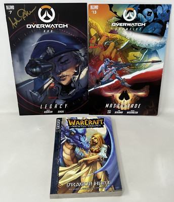 Blizzard Overwatch Comic Ana #7, Doomfist #13 & Warcraft Sunwell ...