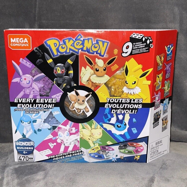 Mega Eevee Evoluties Mega Construx Every Eevee