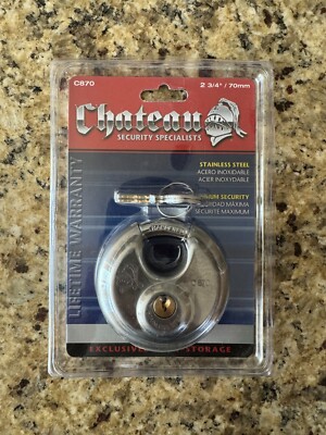 New Chateau Security Specialists Stainless Steel Storage Lock 3/4"/70mm ...