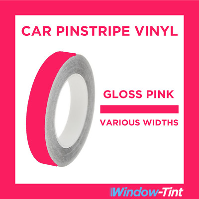 PINK GLOSS Pin Stripe Roll PinStriping Line Tape Vinyl Car STICKER 10m ...