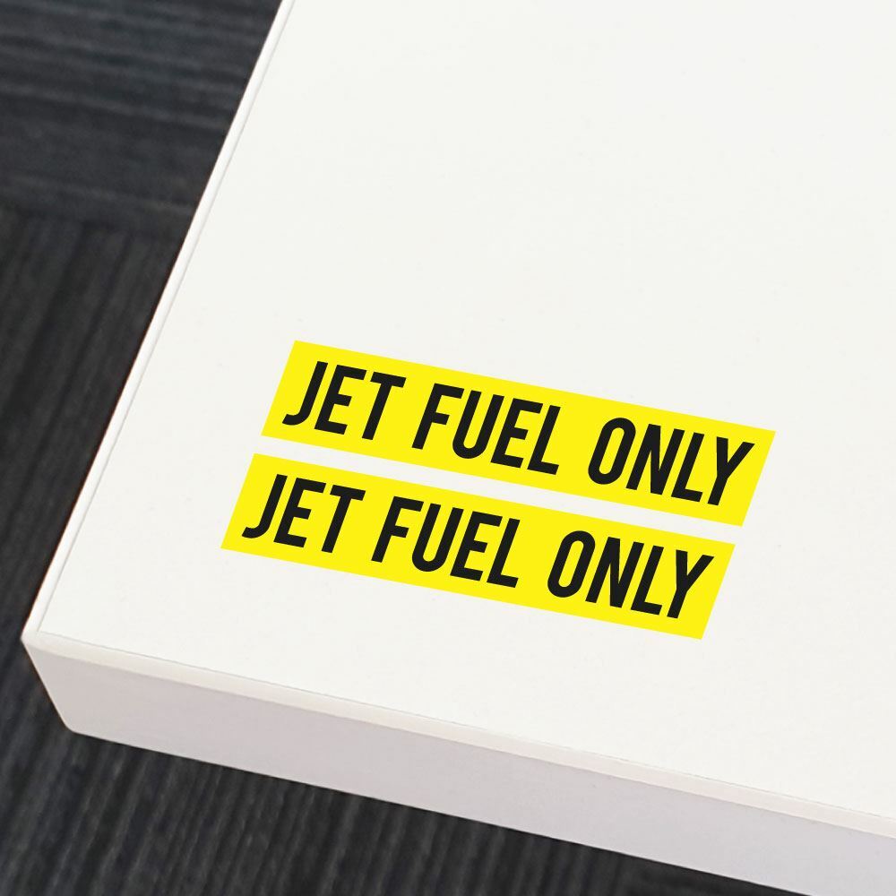 2X Jet Fuel Only Sticker Decal Funny Bumper Car Van Truck | eBay