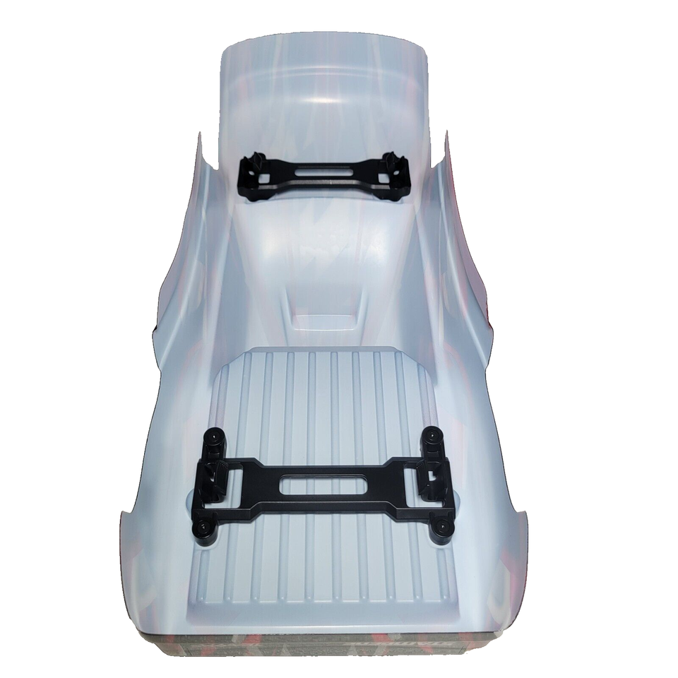 Fits Traxxas Stampede 2wd BL2s Clipless Body Shell Red Black Factory ...