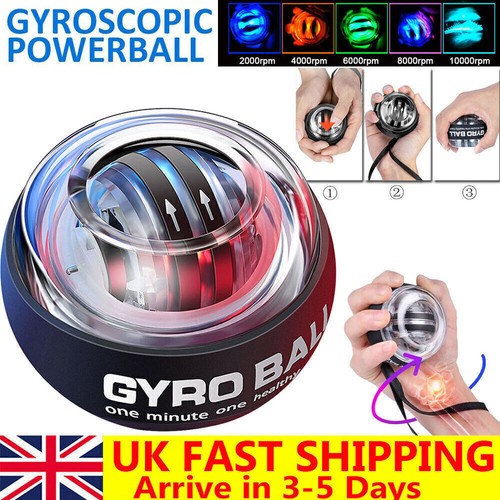 Fitness Equipment Gyroscopic Powerball Autostart Range Gyro Power Wrist ...