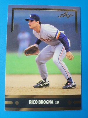 1991 LEAF GOLD ROOKIES Baseball Card # BC11 * RICO BROGNA * ROOKIE CARD ...