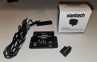 Xantech 789-44 IR repeater connecting block + IR Receiver | eBay
