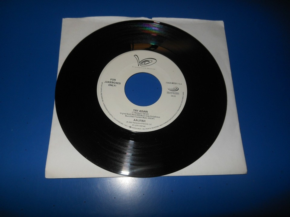 DMX Rare 90's 45 RPM AALIYAH Featuring DMX DMX Come Back In One Piece ...