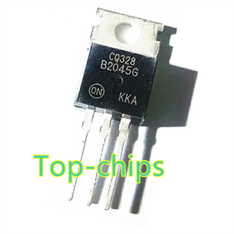 5PCS MBRF2045CTG DIODE SCHOTTKY 45V 10A TO-220FP MBRF2045 2045 ...