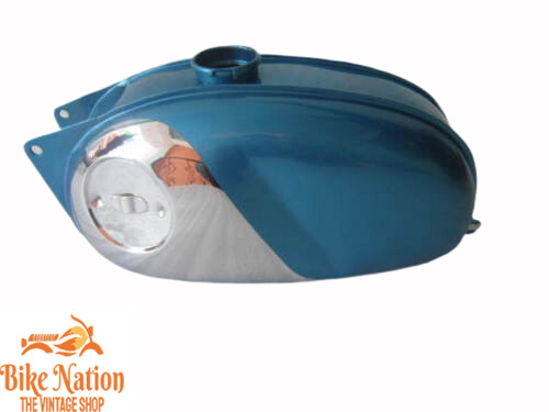 BSA BANTAM D7, D10, D14, D175, BUSHMAN CHROME & BLUE PAINTED TANK |Fit ...