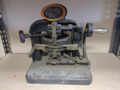 Graphotype Model G1 Dog Tag Embossing Engraving Machine Addressograph ...