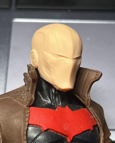 MacFarlane Unpainted Red Hood Head Carved 1/12 Robin Jason Todd Head ...