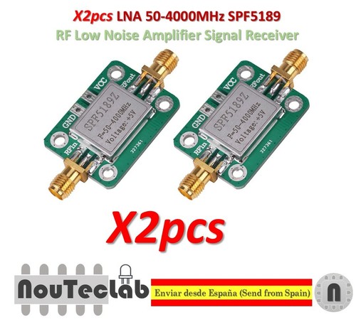 2pcs LNA 50-4000MHz SPF5189 RF Low Noise Amplifier Signal Receiver NF 0 ...