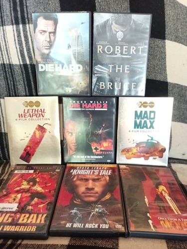 Action Adventure 14 Films DVD Collection Die Hard, Mad Max, Lethal ...
