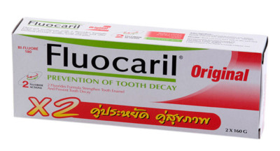 2 X 160g. Fluocaril Toothpaste Original Fluoride Prevention Of Tooth ...