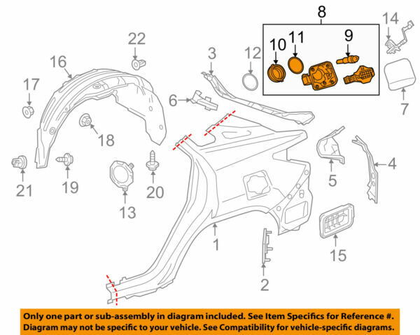 77305-48010 Toyota Lid sub-assy, fuel filler opening 7730548010, New ...